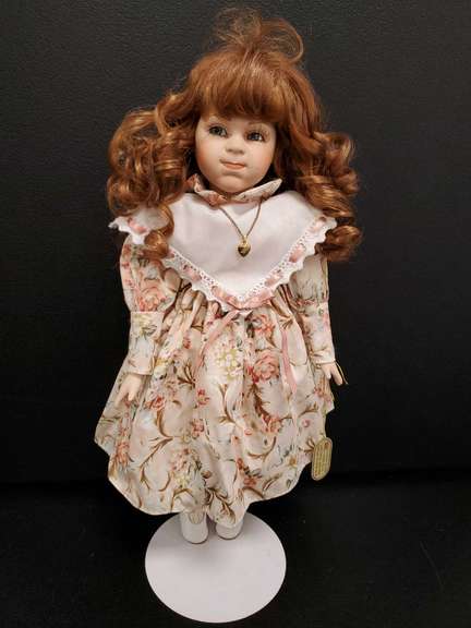 "McKenzie" A-106 Gretchen M. Wolff 18" porcelain doll. The Wimbledon ...