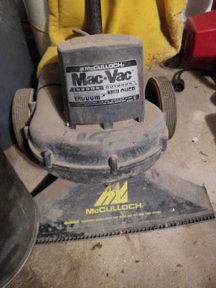 McCulloch Mac-Vac indoor outdoor vac mulcher - Bid-Assets Online Auctions