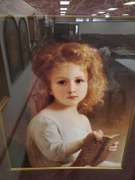 "The Story Book" lithograph print by William-Adolphe Bouguereau in a ...