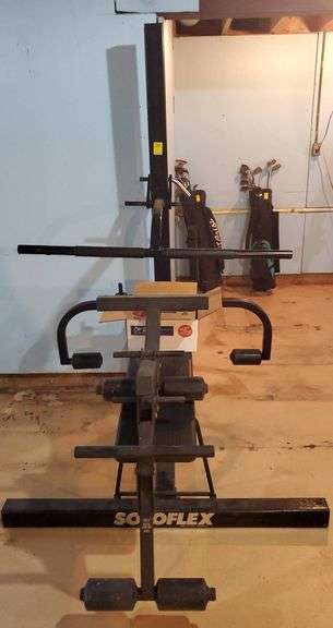 SOLOFLEX with weights and manual. Basement - Bid-Assets Online Auctions