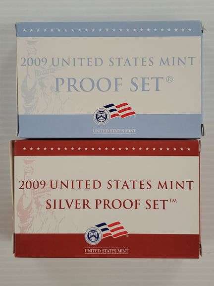 United States Mint 2009 Silver Proof Set, Mint Proof Set with $1 ...