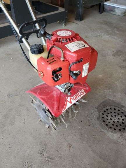 Mantis gas powered tiller cultivator, model 7222-02-03 with manual ...