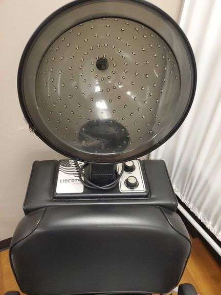 Highland Liberty HM1500 hair drying station with black vinyl upholstery ...