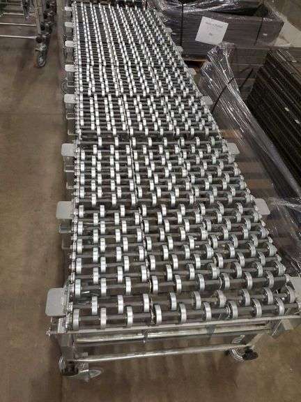 Fmh Conveyor nestaflex 376 adjustable height expandable roller system ...