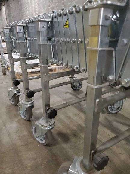 Fmh Conveyor nestaflex 376 adjustable height expandable roller system ...