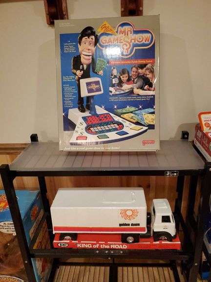 Gus glitz Mr game show, Golden Dawn semi toy truck. Basement - Bid ...