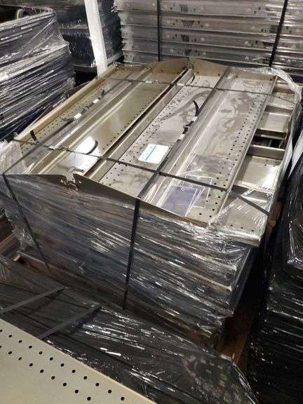 Lozier 15 x 36 drop in shelving. Gold. Entire pallet of 46 for your bid ...
