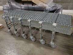 Fmh Conveyor nestaflex 376 adjustable height expandable roller system ...