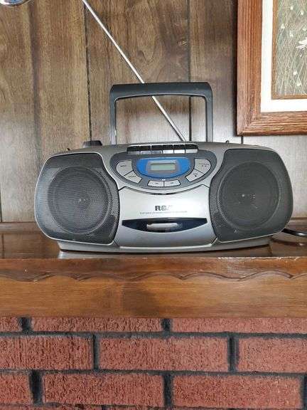 RCA portable CD radio cassette recorder - Bid-Assets Online Auctions
