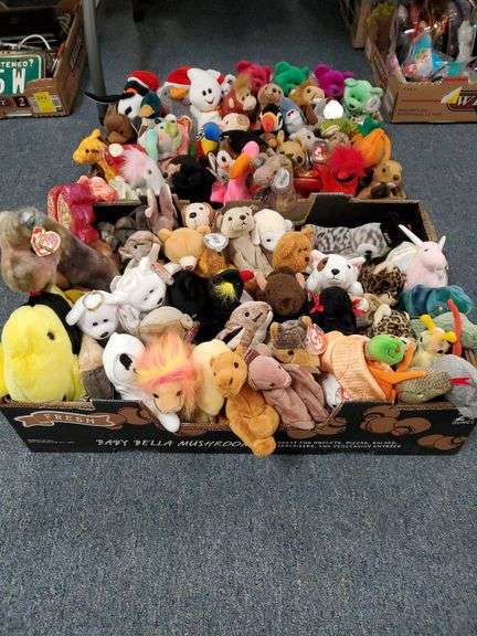 Two boxes Ty beanie babies - Bid-Assets Online Auctions
