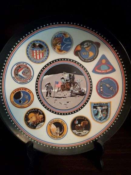 (2) decorator plates including The Tall Ships of "Salute to America ...