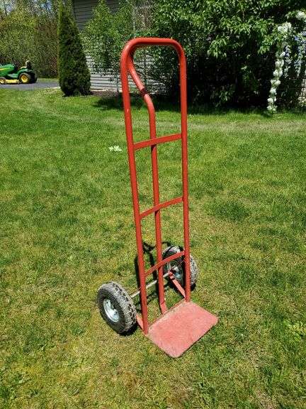 Red hand truck/dolly - Bid-Assets Online Auctions
