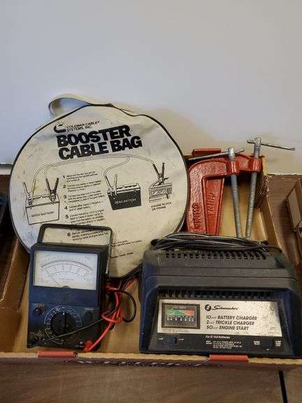 Schumacher 3 function 50 amp Battery Charger, Micronta Ohms Meter ...