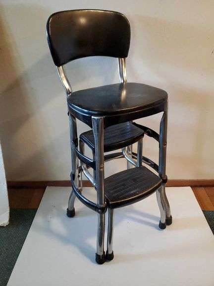 Vintage COSCO high chair/step stool in good unrestored condition - Bid ...