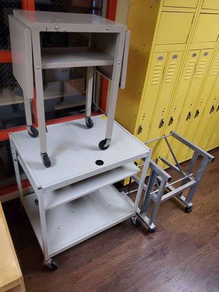 24x32x33h heavy duty metal AV stand, typing stand, printer stand, all ...