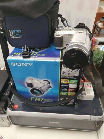 Canon PIXMA ip4000 inkjet printer, Sony DSC f717 cyber shot camera with ...