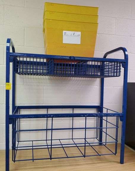 Sports equipment ball storage unit. Plastic storage containers. - Bid ...