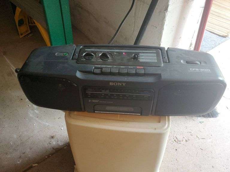 Sony CFS-200 radio cassette recorder - Bid-Assets Online Auctions