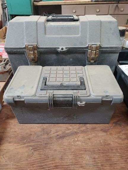 Two Tuff-box flip top tool boxes - Bid-Assets Online Auctions