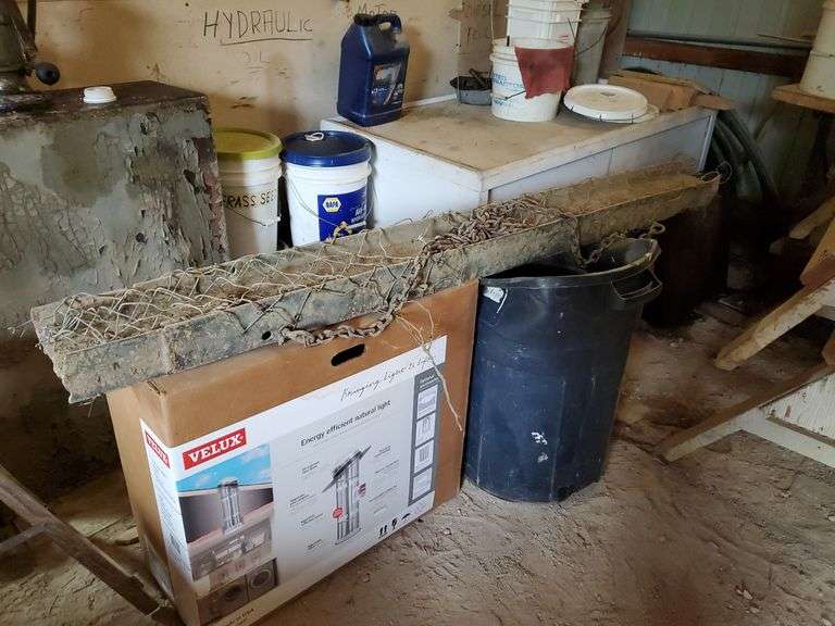 Tractor pulled I-beam leveling dirt drag grader, 76" W. No other ...