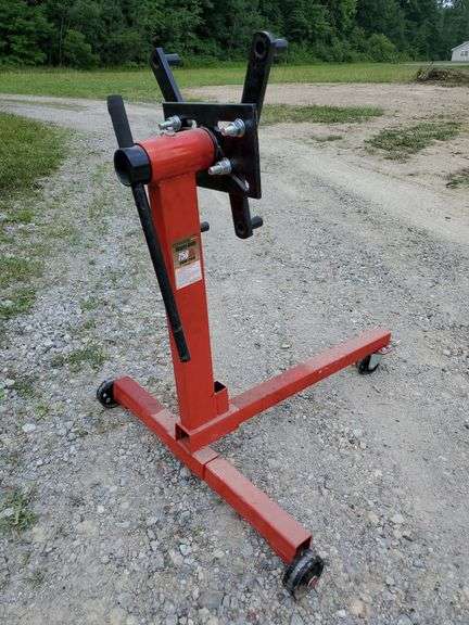 Pittsburgh Automotive 750lb Rolling Engine Stand - Bid-Assets Online ...