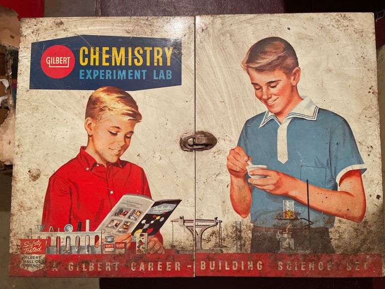 Gilbert chemistry experiment lab and microscope set - Bid-Assets Online ...