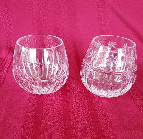 Two Waterford Crystal rocks glasses 4-in. Sunroom - Bid-Assets Online ...