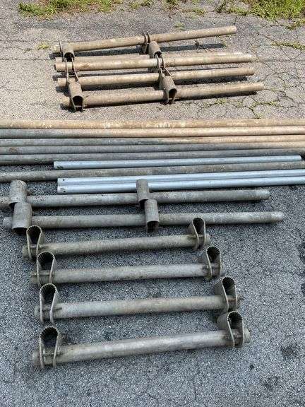 24’ Werner task master aluminum stage with scaffold - Bid-Assets Online ...