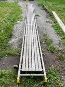 24’ Werner task master aluminum stage with scaffold - Bid-Assets Online ...