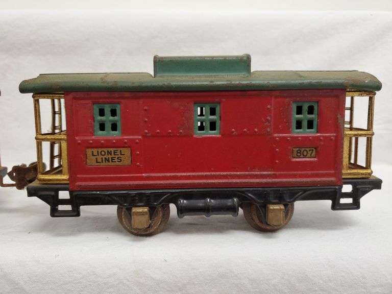 Lionel Pre War (5)pc Set includes No. 253 0-4-0 Electric Locomotive ...