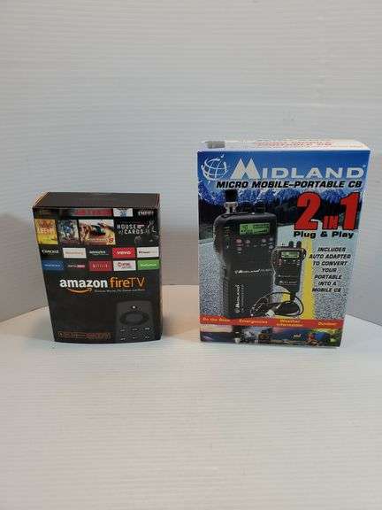 Amazon Fire TV and Midland micro mobile portable CB radio - Bid-Assets ...