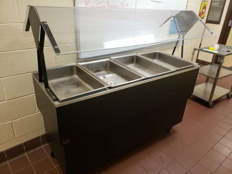 Duke model DPAH-4HFM 2000 watt mobile food server, heated with sneeze ...