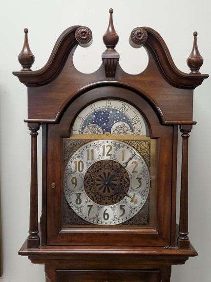Ethan Allen Bicentennial Edition Walnut Grandfather Clock. 84" tall ...