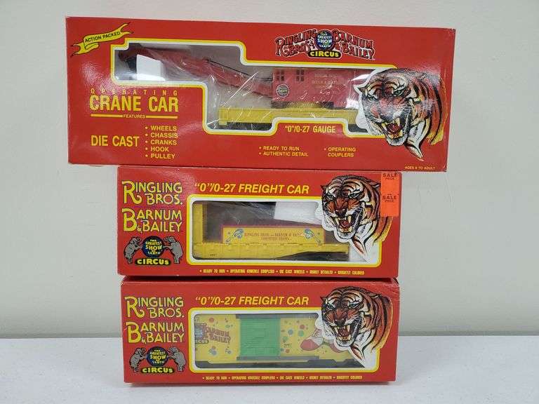 K-Line (3)pc Ringling Brothers and Barnum & Bailey Circus Set. Includes ...