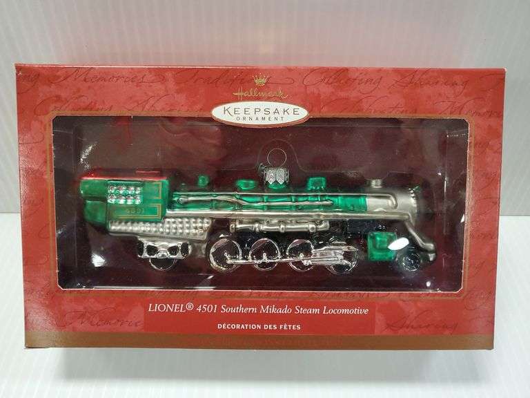 Hallmark Keepsake Lionel 4501 Southern Mikado Steam Locomotive. NOS ...