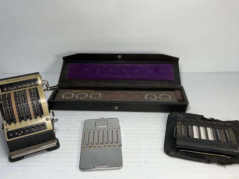 Early Calculating/Adding Machines X4 - Bid-Assets Online Auctions