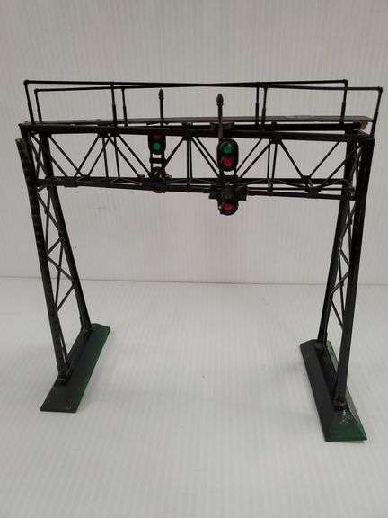 Marx Floodlight Tower and (2) Plasticville Signal Bridges - Bid-Assets ...