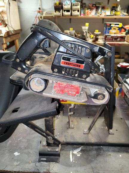 Craftsman belt sander with stand - Bid-Assets Online Auctions