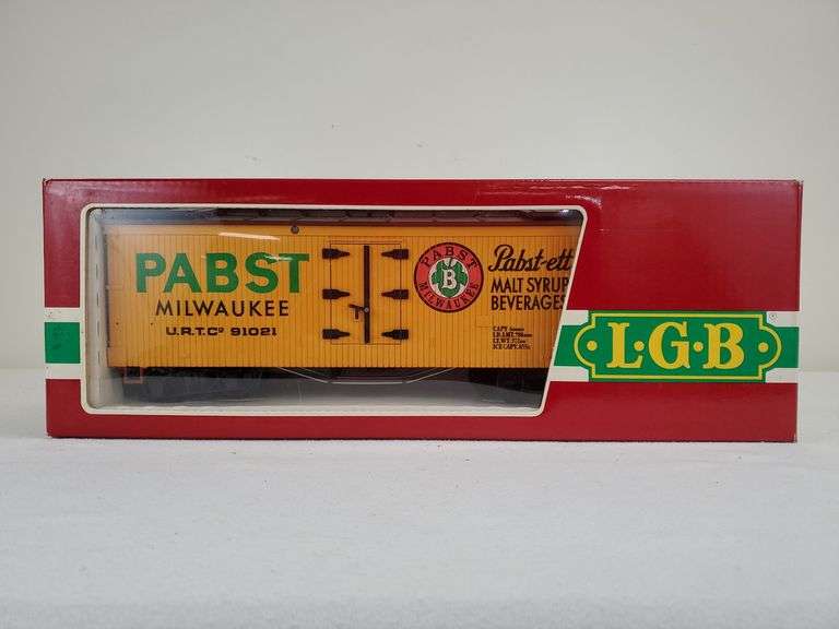 LGB Lehmann-Gross-Bahn "Pabst Milwaukee Malt Syrup Beverages" Reefer ...