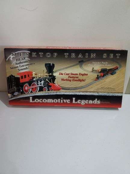 Locomotive Legends desktop train set, battery operated - Bid-Assets ...