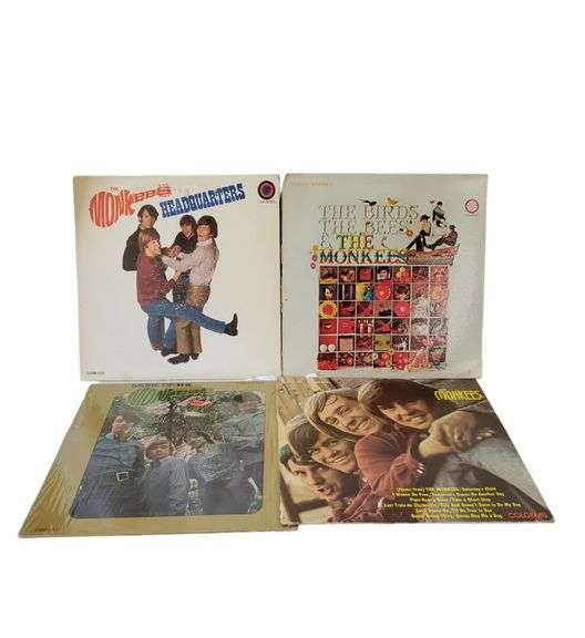 4 Monkees record albums... Garage - Bid-Assets Online Auctions