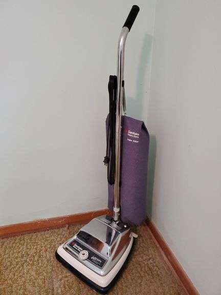 Sanitaire Heavy Duty triple filter, 600w, upright vacuum cleaner ...