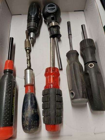 Fox including Yankee screwdriver, fisker and other screwdriver bit ...