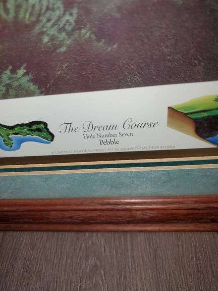 The Dream Course Hole number 7 Pebble Beach by Elizabeth Pepper 1994 ...