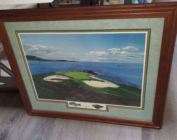 The Dream Course Hole number 7 Pebble Beach by Elizabeth Pepper 1994 ...
