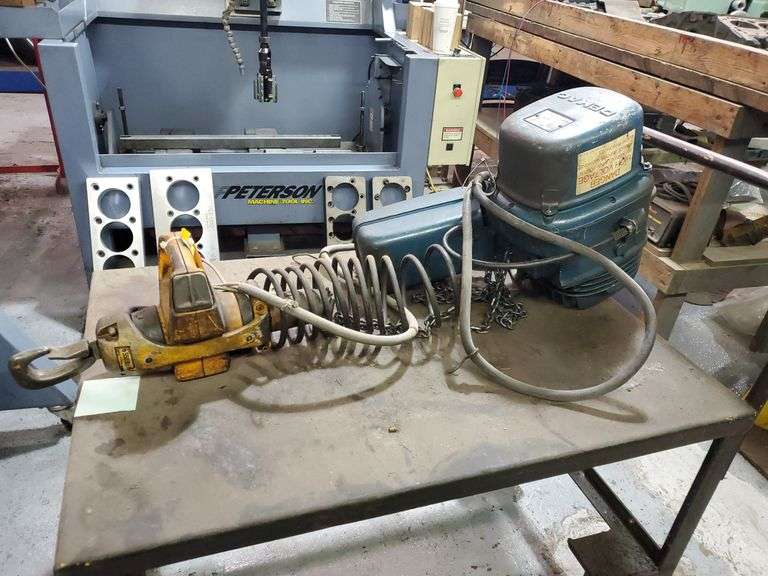 Demag 3PH electric chain hoist. 550 lb capacity. - Bid-Assets Online ...