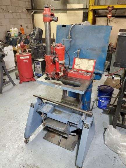 Kansas Instruments engine block cylinder boring machine stand with Van ...