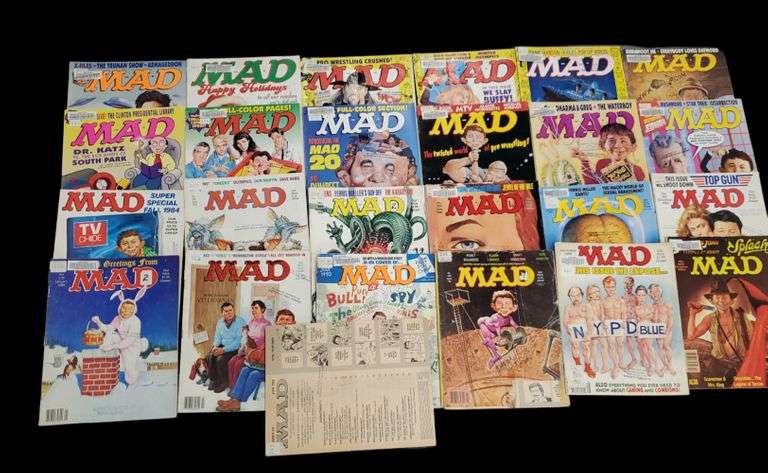 Mad Magazines from the '80s and '90s - Bid-Assets Online Auctions
