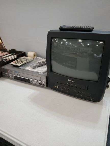 Samsung DVD+VCR with remote, Symphonic 14" television with VHS player ...