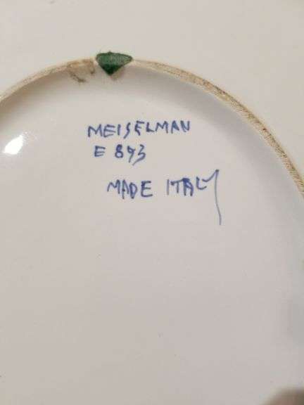 Meiselman e893 made in Italy hand painted tureen with lid and under ...